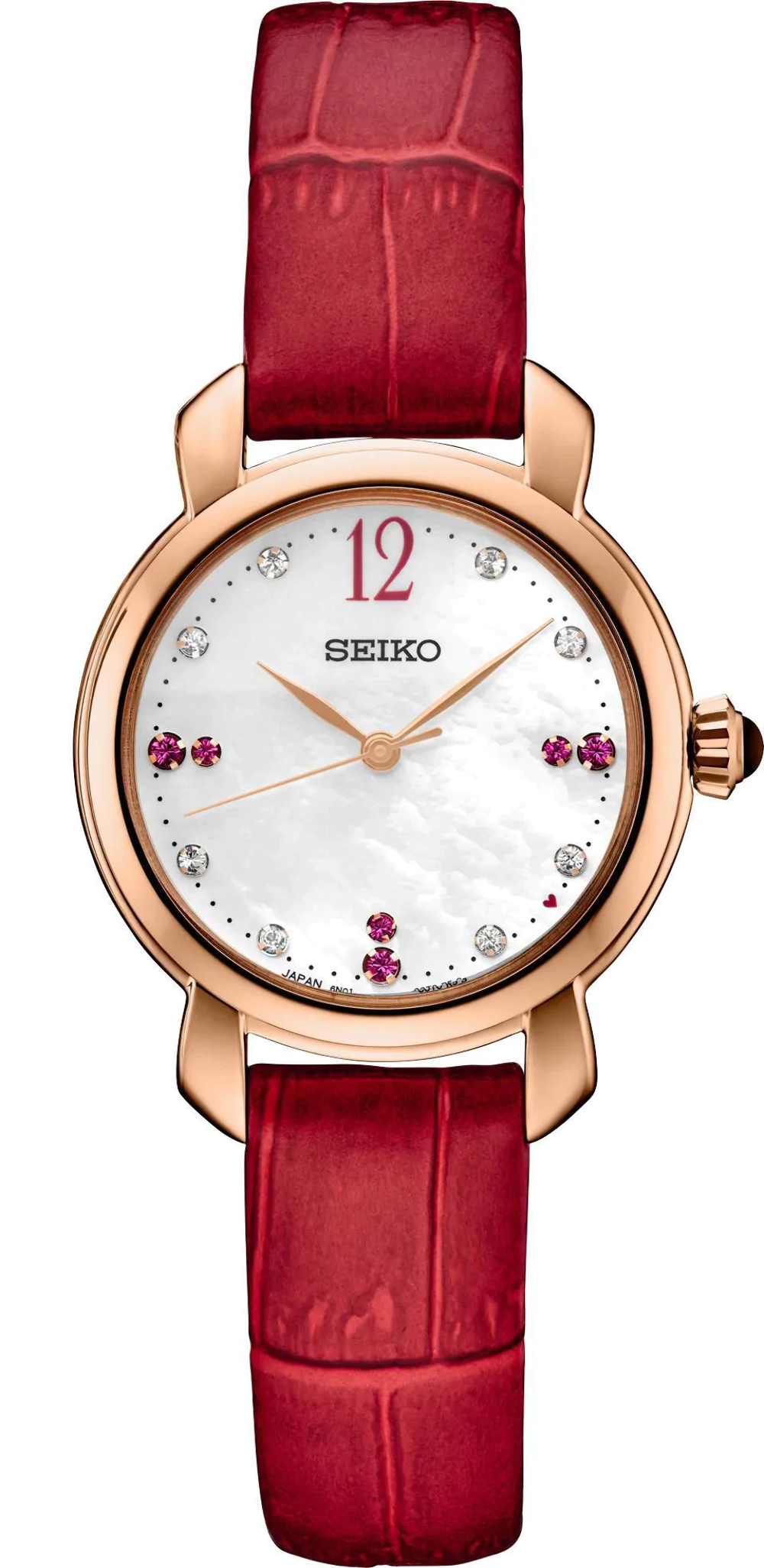 Essential Mother-of-pearl Ladies Red Watch – Wonders of Watches