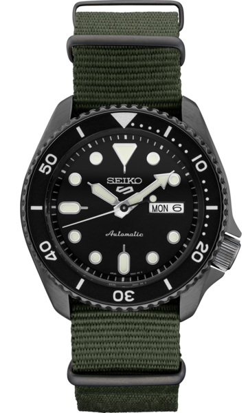 Seiko SRPD91 Seiko 5 Sports Men's Watch Green 42.5mm Stainless Steel ...